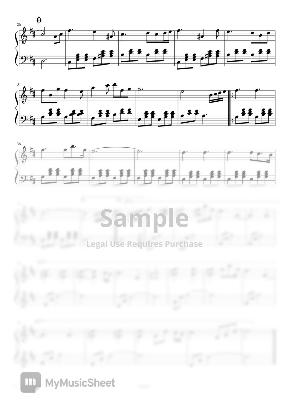Epitone Project - Spring, cherry blossoms and you (D key) Sheet Music ...
