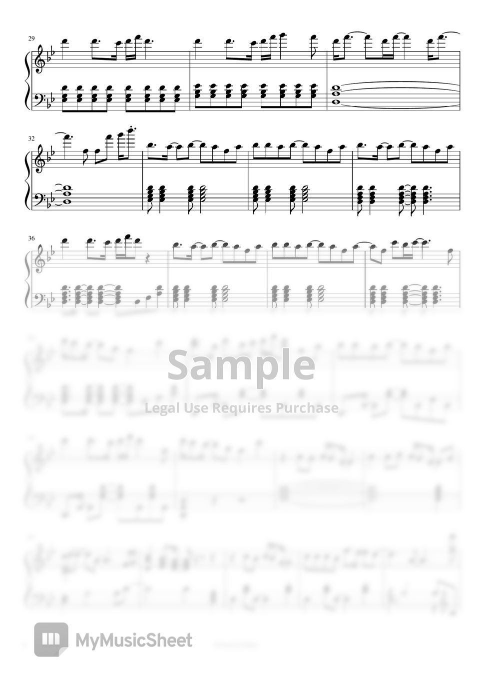 LOONA(이달의 소녀 )- Butterfly - Piano Sheet + MP3 Sheet Music