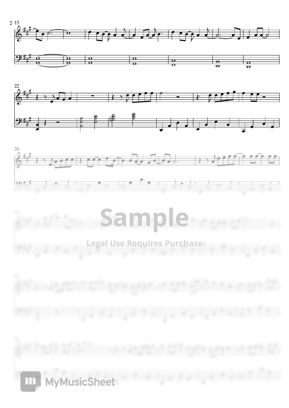 AGA 江海迦 - Tomorrow Sheet Music by C Music