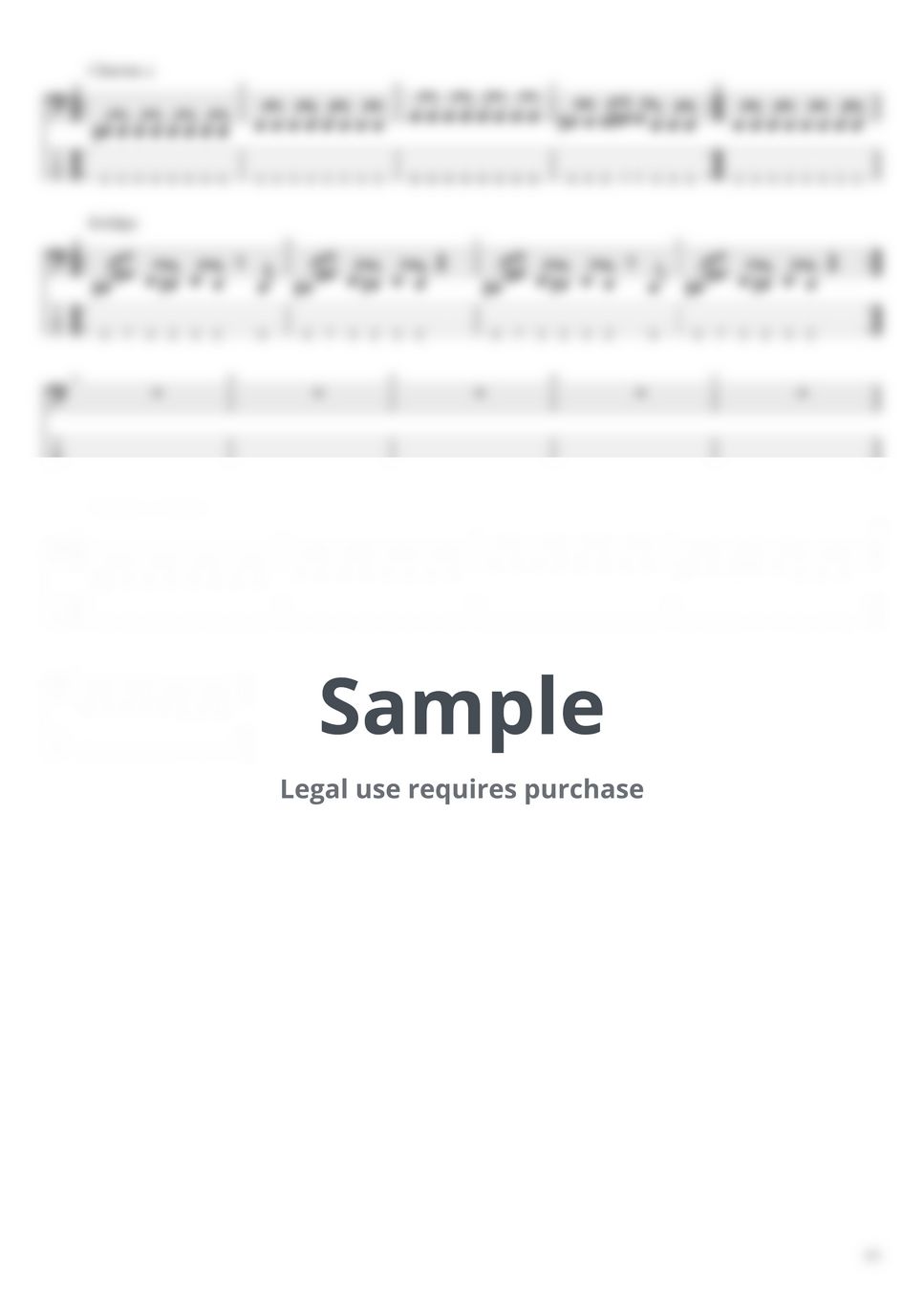 Linkin Park - Faint (BASS TAB + Guitar Pro) Tab + 1staff by Um Hanwool