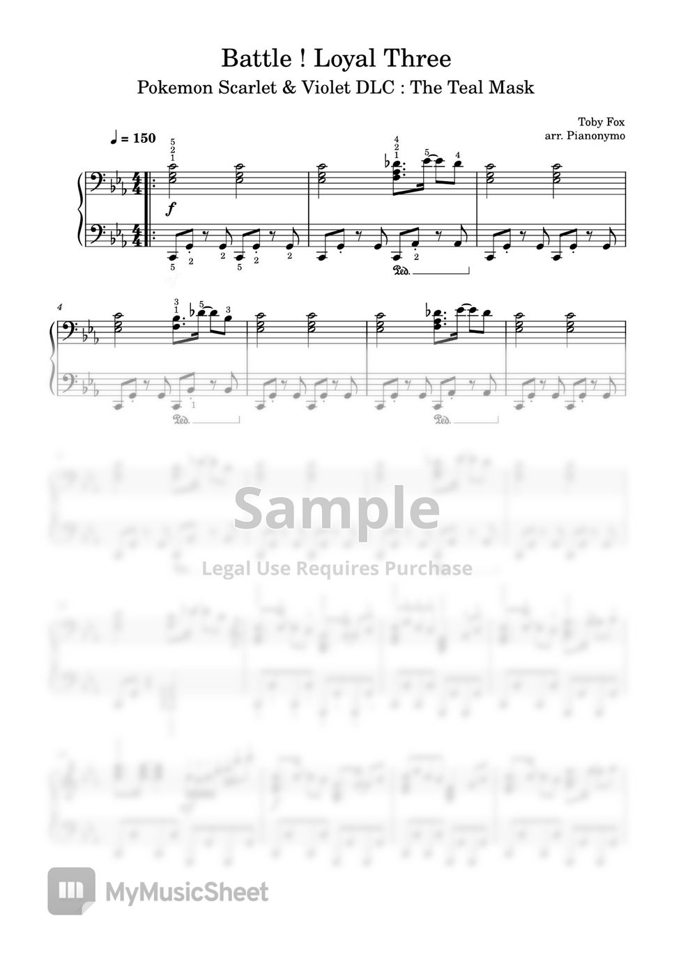 Pokémon Scarlet & Violet : The Teal Mask - Battle! Loyal Three Sheets ...
