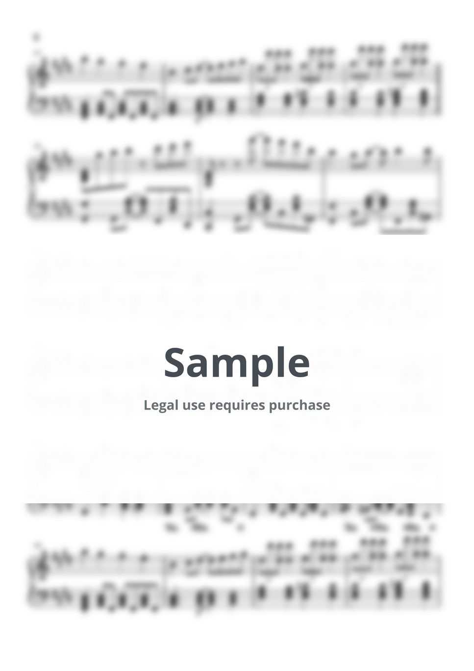 バニーガーデン OST - 店内BGM(凛Ver.) Sheets by まここあ