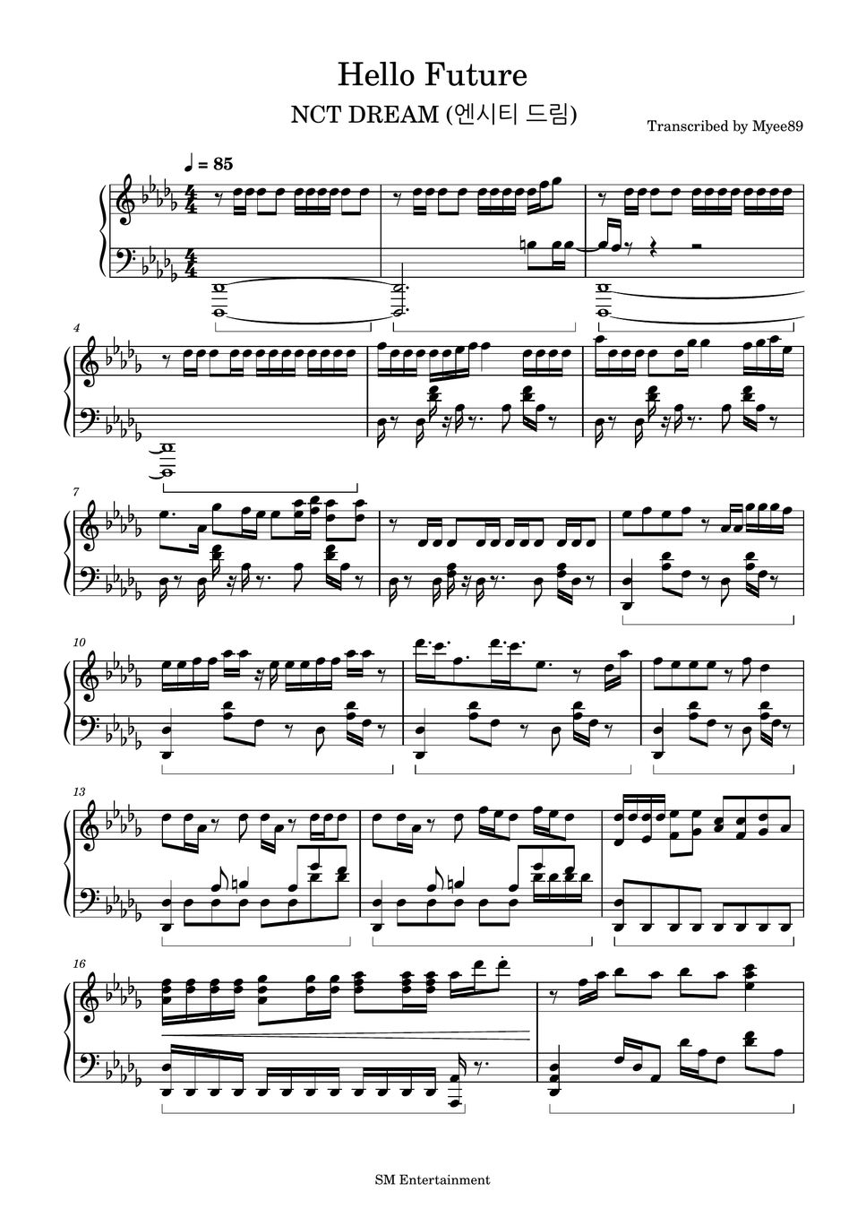 NCT DREAM - Hello Future Sheet by Myee89