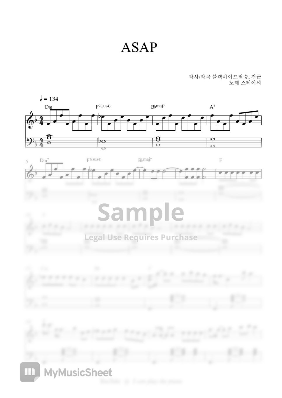 STAYC(스테이씨) - ASAP Hoja by I can play the Piano