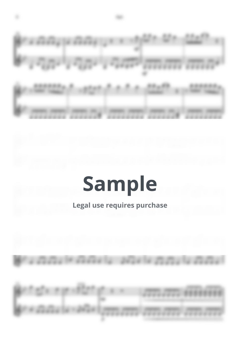 Bruno Mars & Rose - Apt. (Violin Duet) Sheet Music by Estreguin