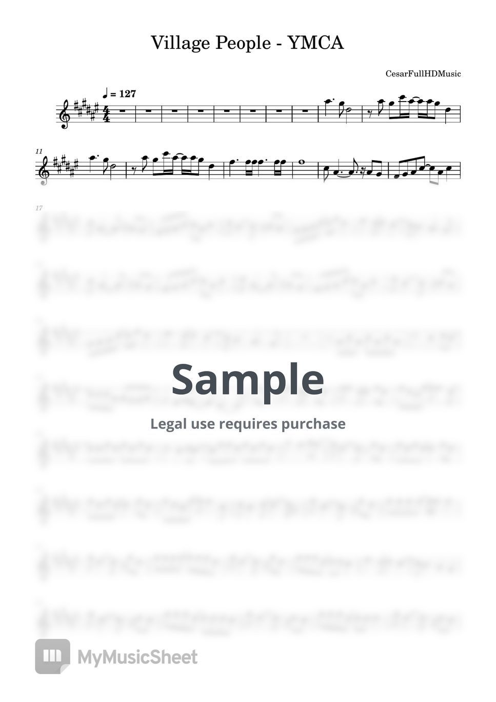 Village People - YMCA แผ่น