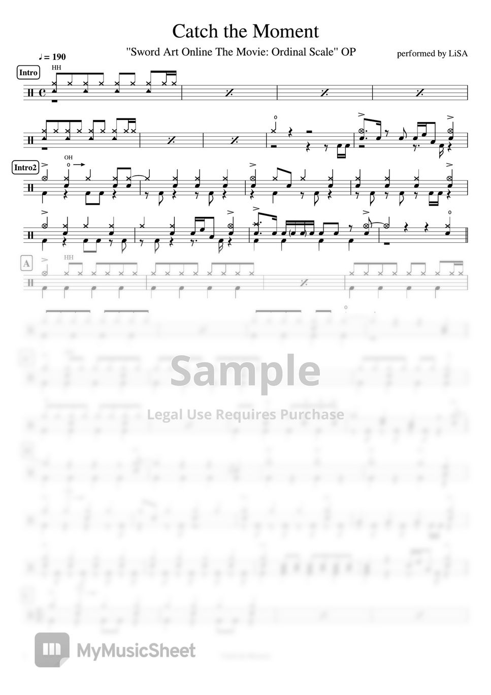 LiSA - Catch the Moment (''Sword Art Online The Movie: Ordinal Scale ...