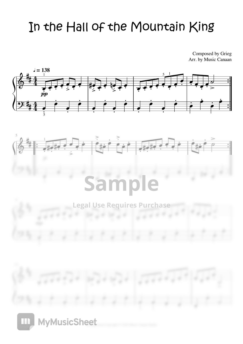 Intermediate Level 中級程度 - In the Hall of the Mountain King~with ...