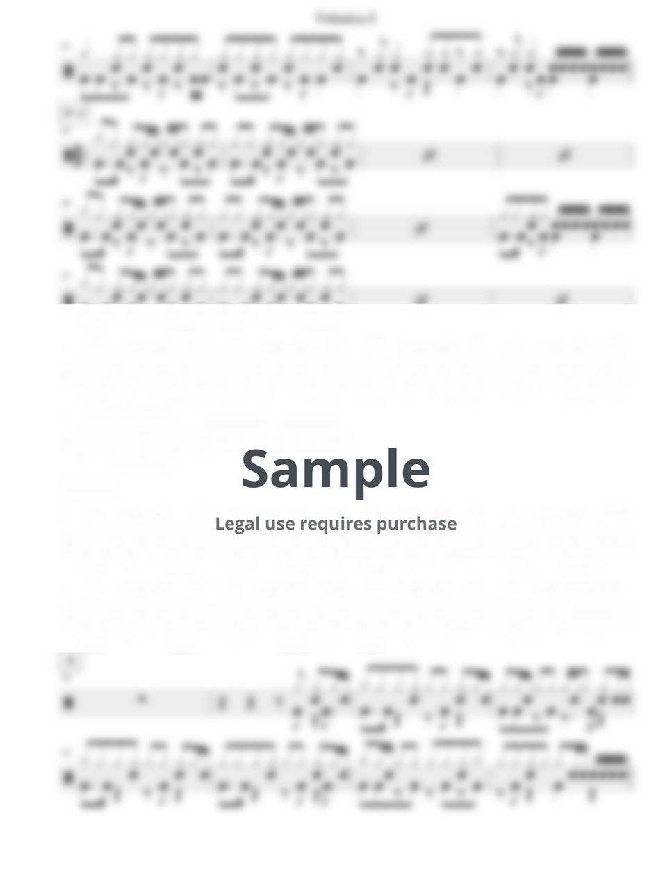 Aqua Timez - Velonica Sheets by Arkadia Drums