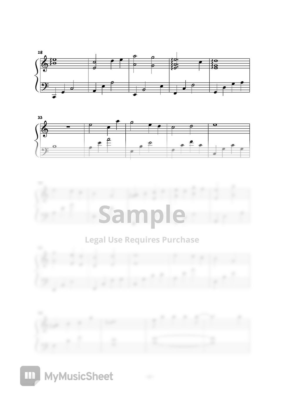 Blue moon - November (original newage) Sheet Music