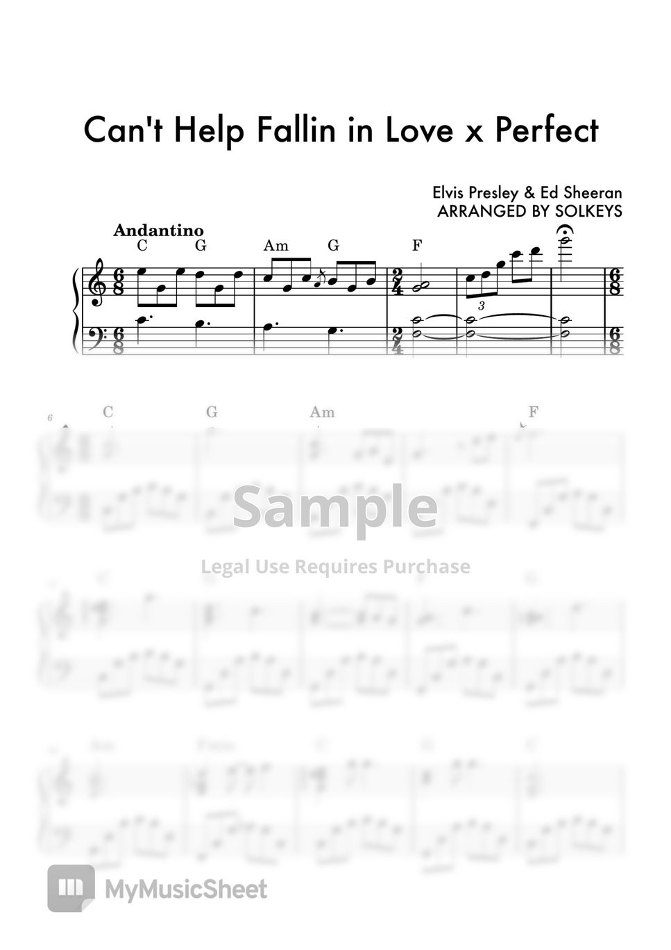 Elvis Presley & Ed Sheeran - Can't Help Fallin' In Love x Perfect ...