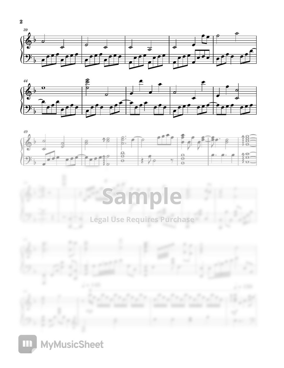 Go Shiina - Kamado Tanjiro no Uta (Kimetsu no Yaiba) Sheet Music by ...