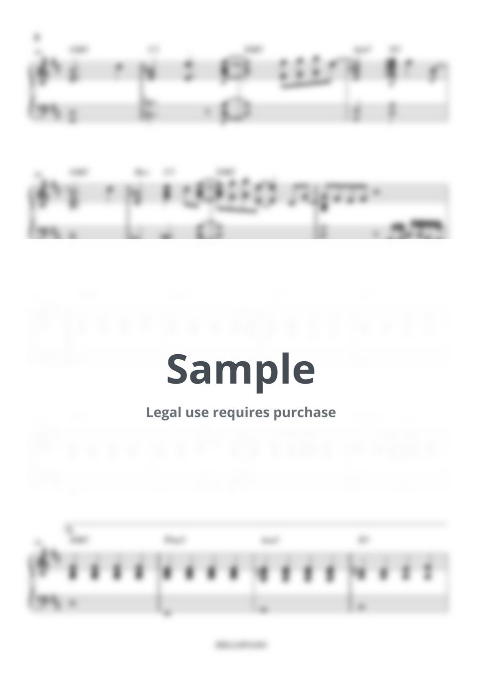 wave to earth - bad Sheet Music by hellopiano