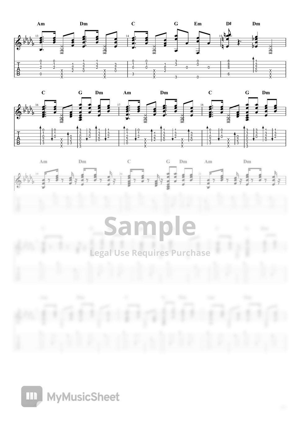 ROSALÍA/J Balvin/El Guincho - Con Altura (Acoustic Guitar) Sheet Music ...