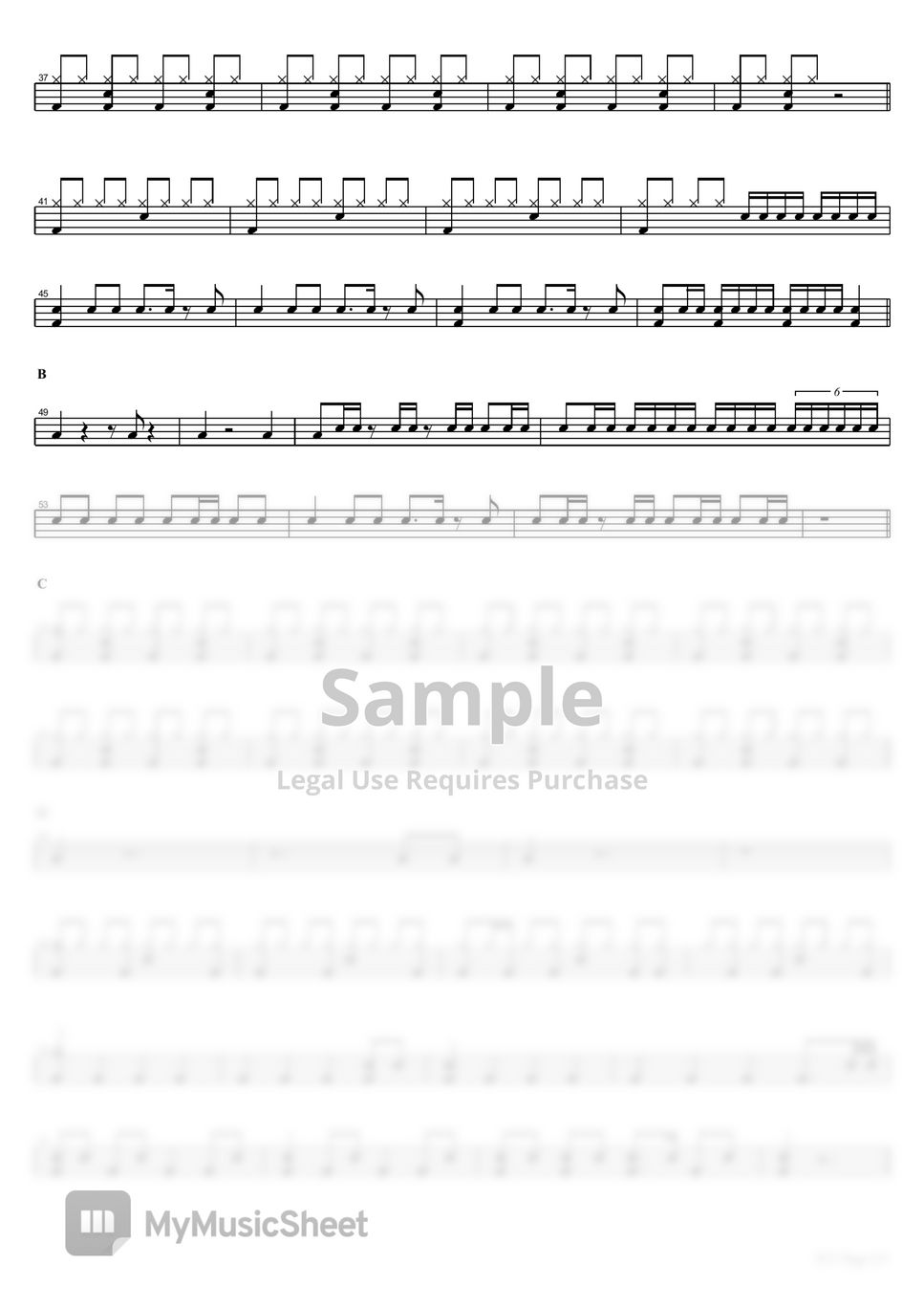 ITZY (있지) - ICY Sheet Music by COPYDRUM