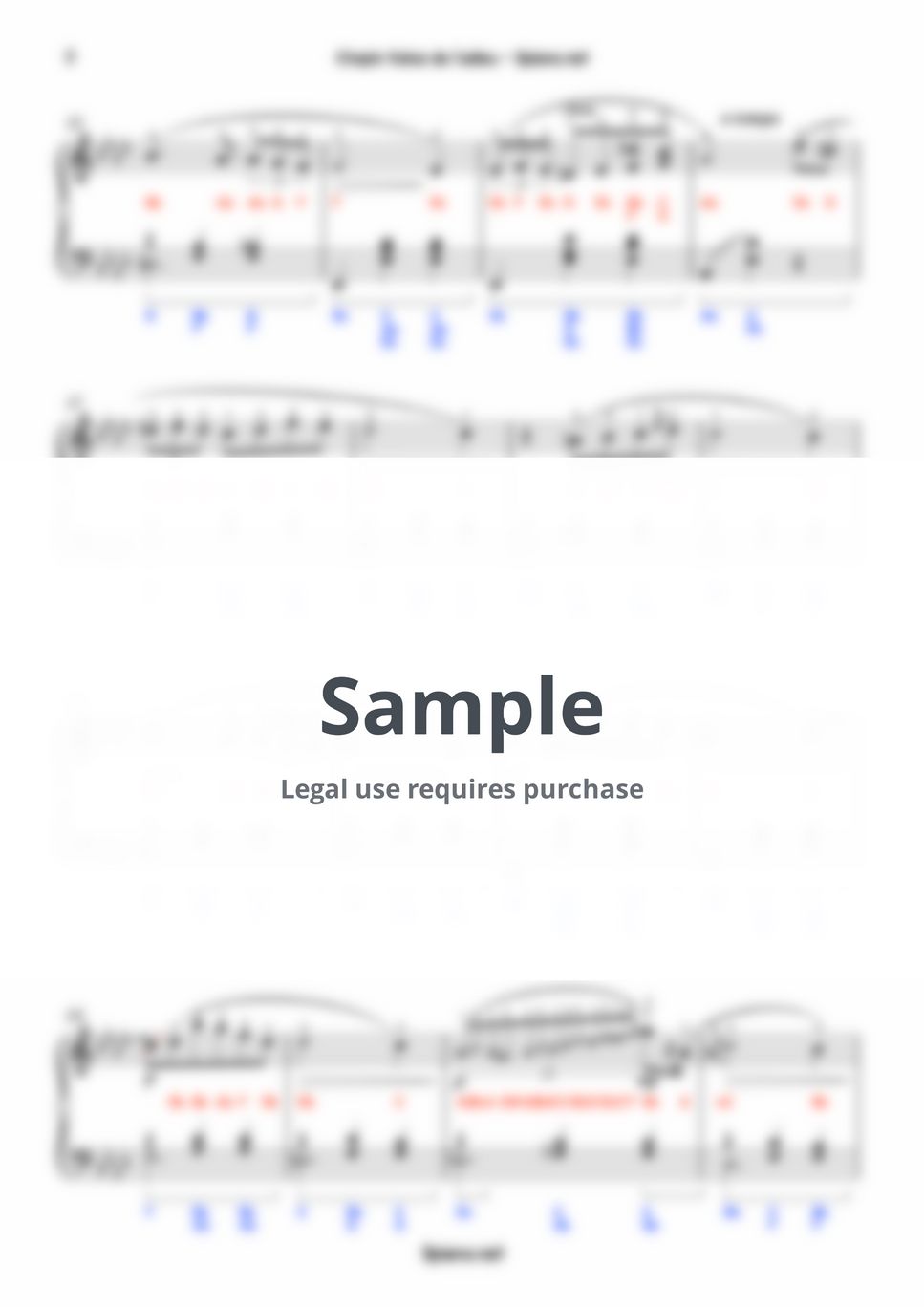 Chopin - Waltz Op.69 No.1 (이별의 왈츠) (Note Sheet) Sheets by 3분피아노