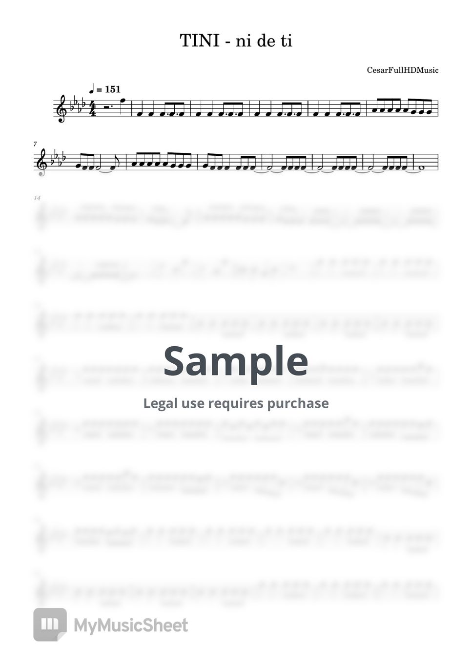 TINI - ni de ti Sheets