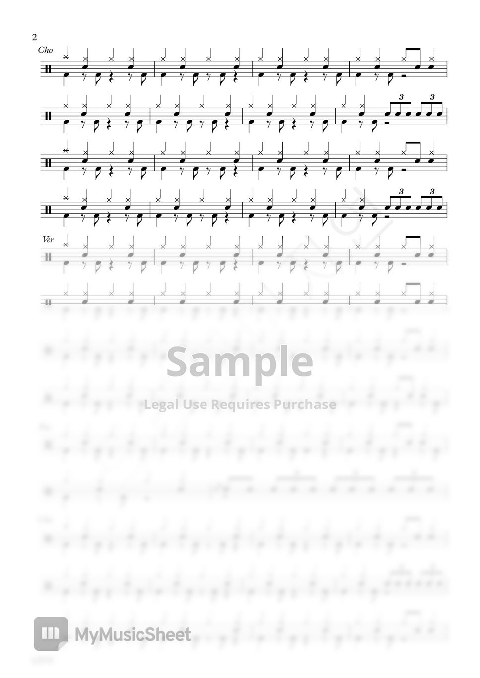 Kelly Clarkson - Underneath the Tree 악보 by 드러머이자연