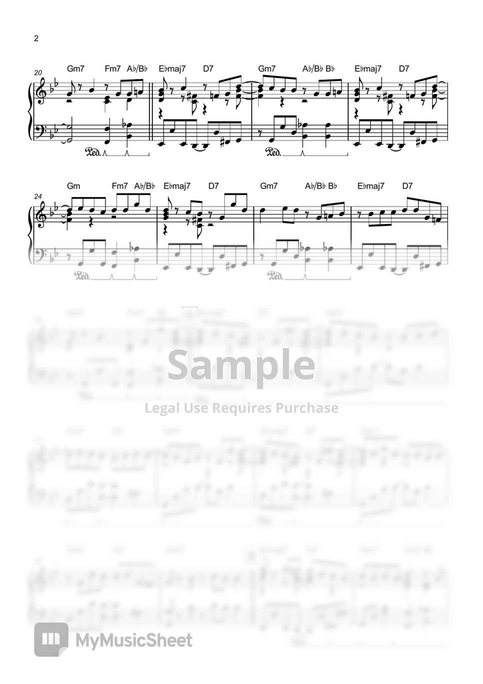 imase - NIGHT DANCER Partition by THETA PIANO