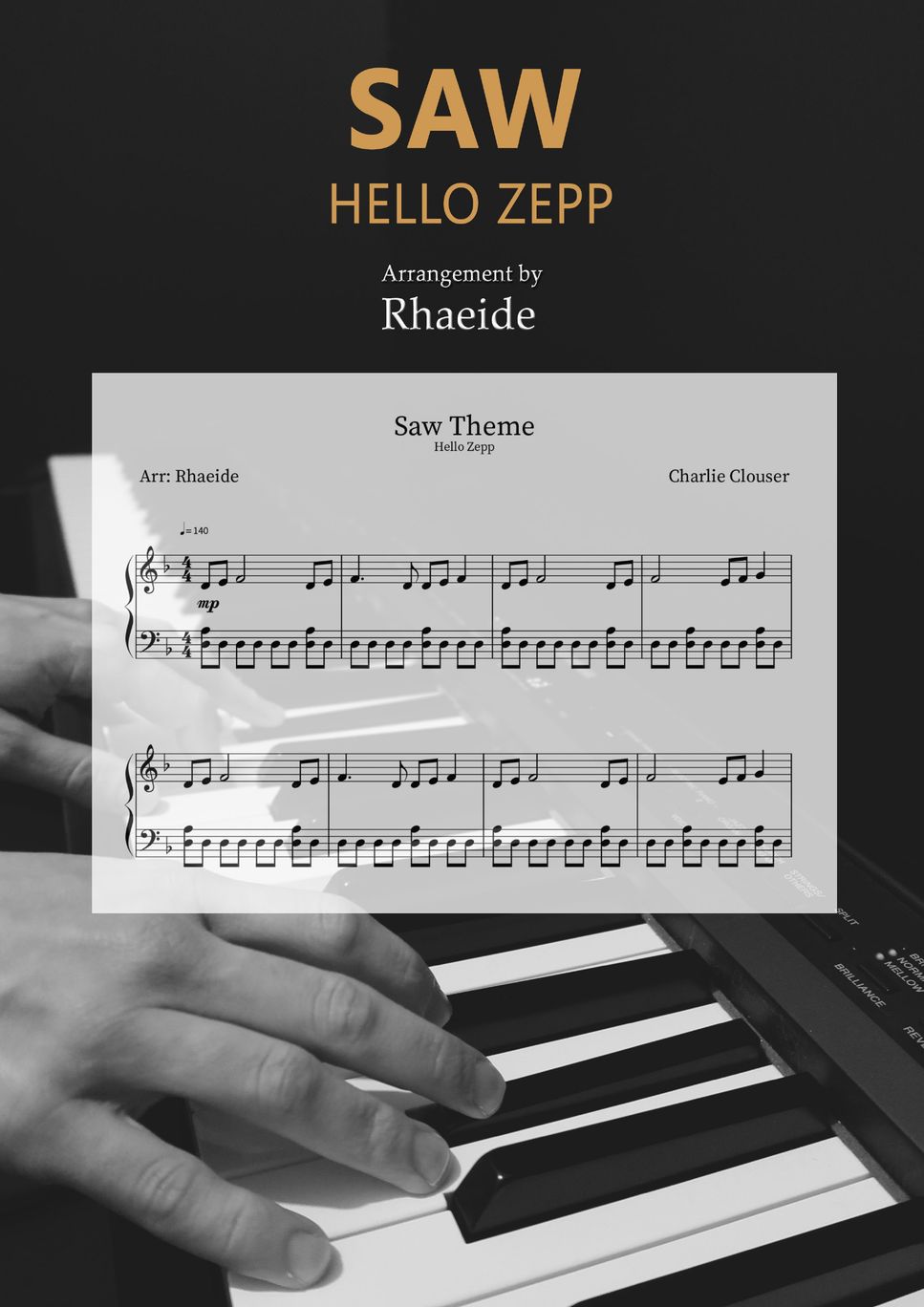 Saw - Hello Zepp (Charlie Clouser) Sheets by Rhaeide