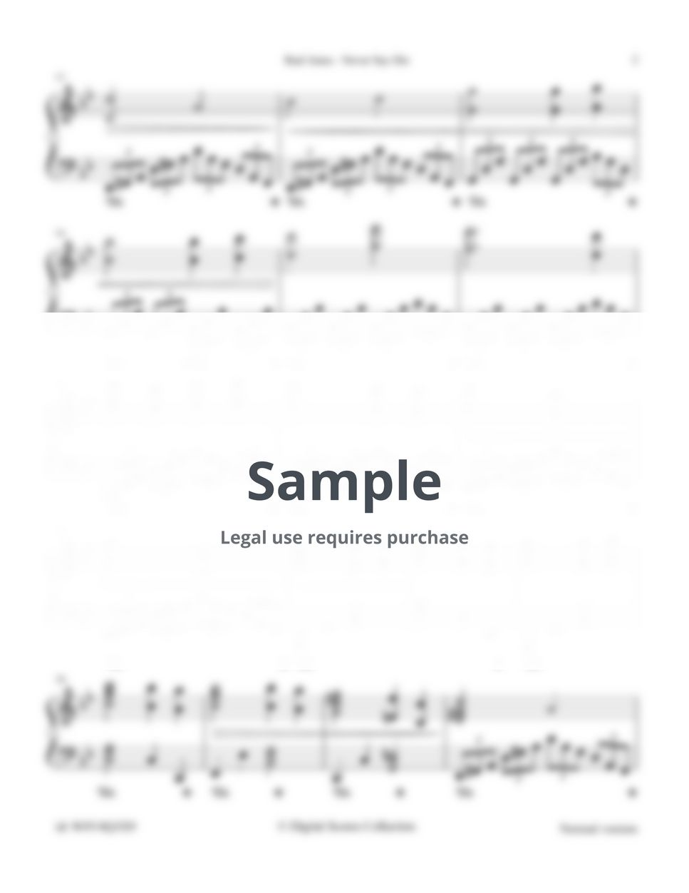 Rael Jones - Never Say Die (OST My Lady Jane) Sheets by Digital Scores Collection