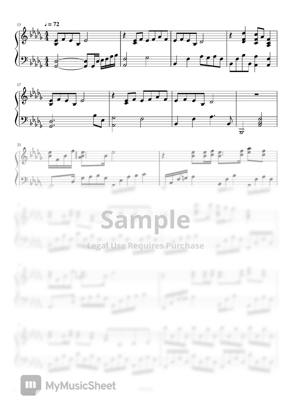 Ryuichi Sakamoto - Merry Christmas, Mr. Lawrence Piano Sheet Music PDF ...