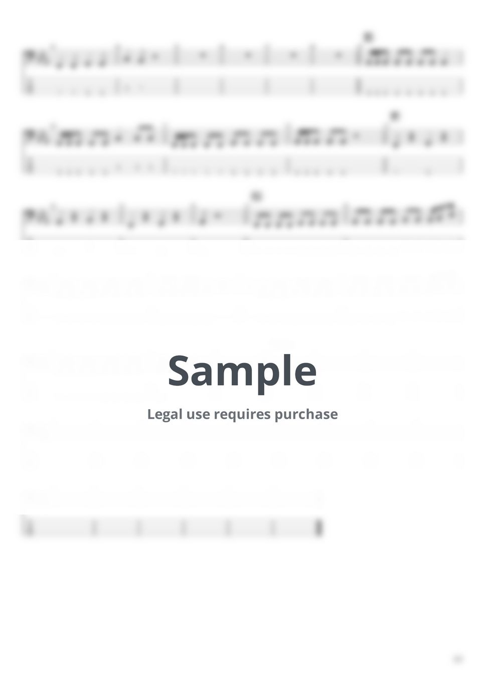 Porter Robinson - Something Comforting Tab + 단선 악보 by BassBlur