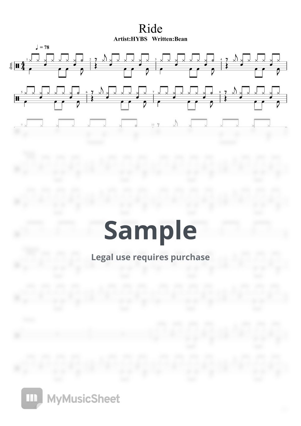 HYBS - Ride Sheets by Optimist syu