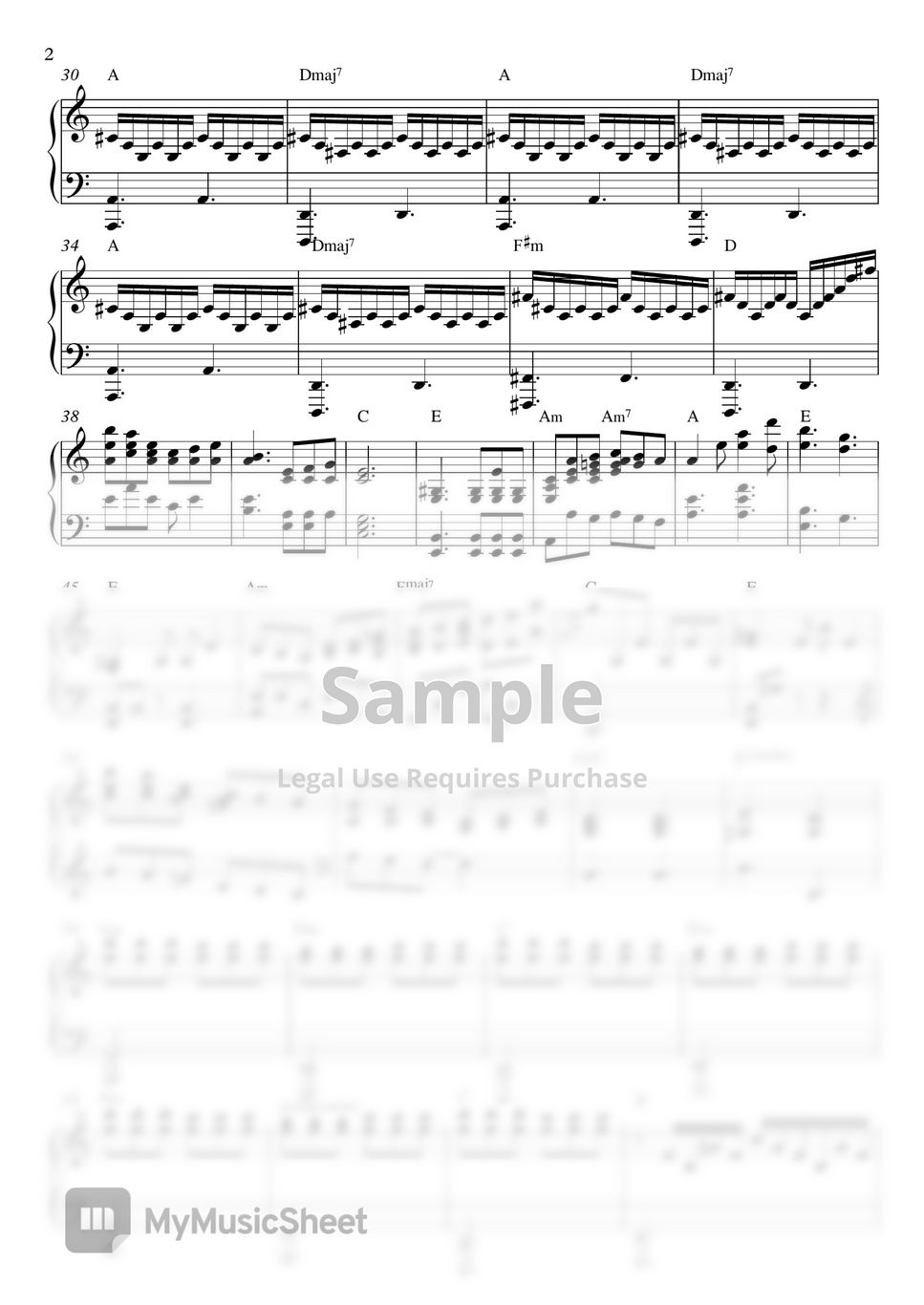 Cesare Cremonini - Poetica (spartito pianoforte) 악보 by Francesco Piantoni