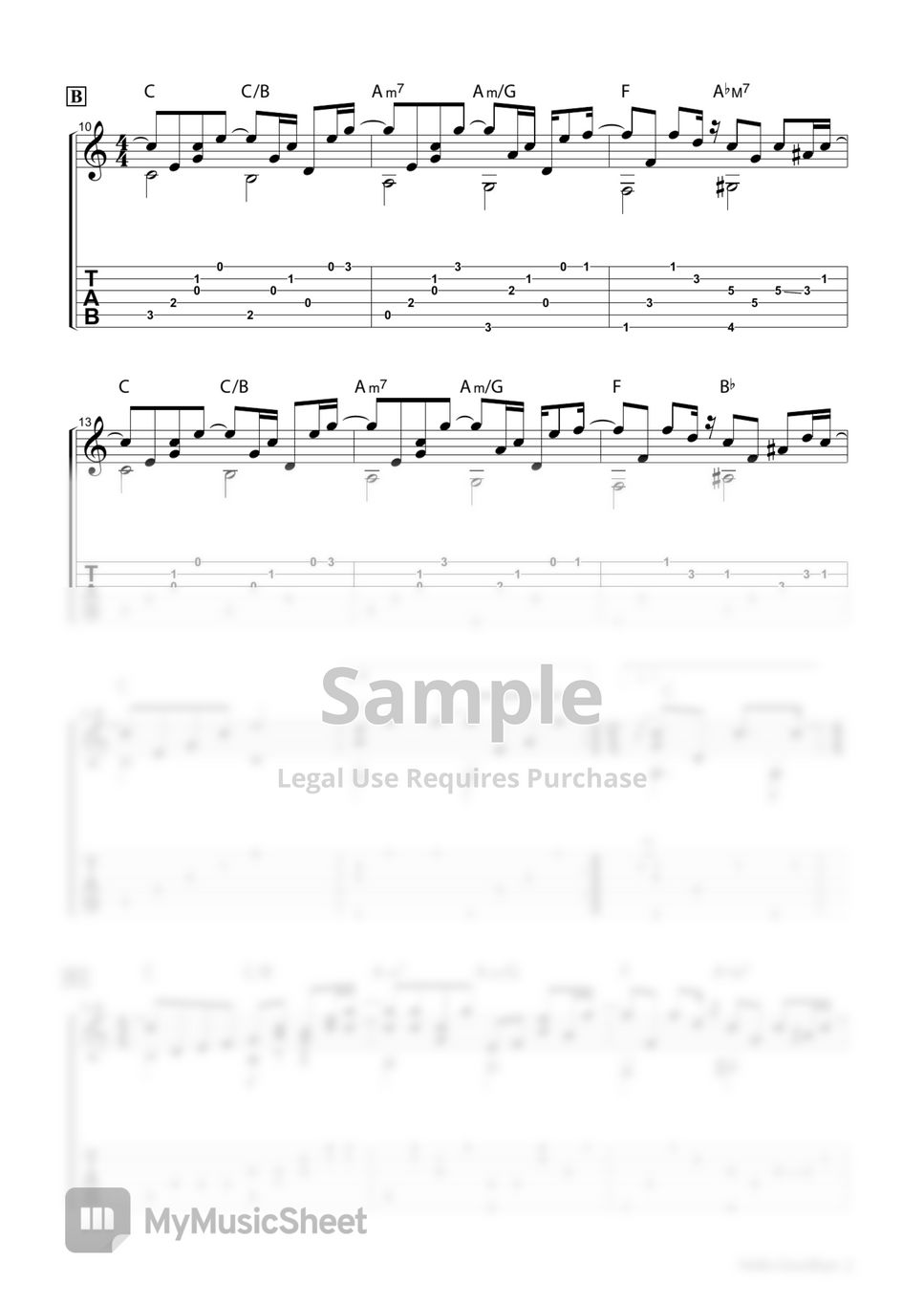 The Beatles - Hello Goodbye 악보 by Yu Watanabe/わたなべゆう