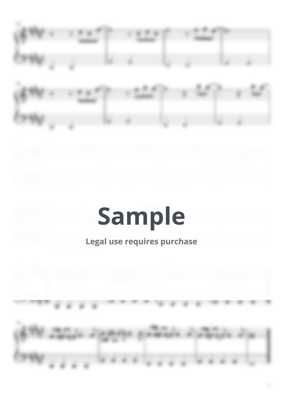 Coldplay - A Sky Full of Stars from (Sing 2) 악보 by Toon Keys