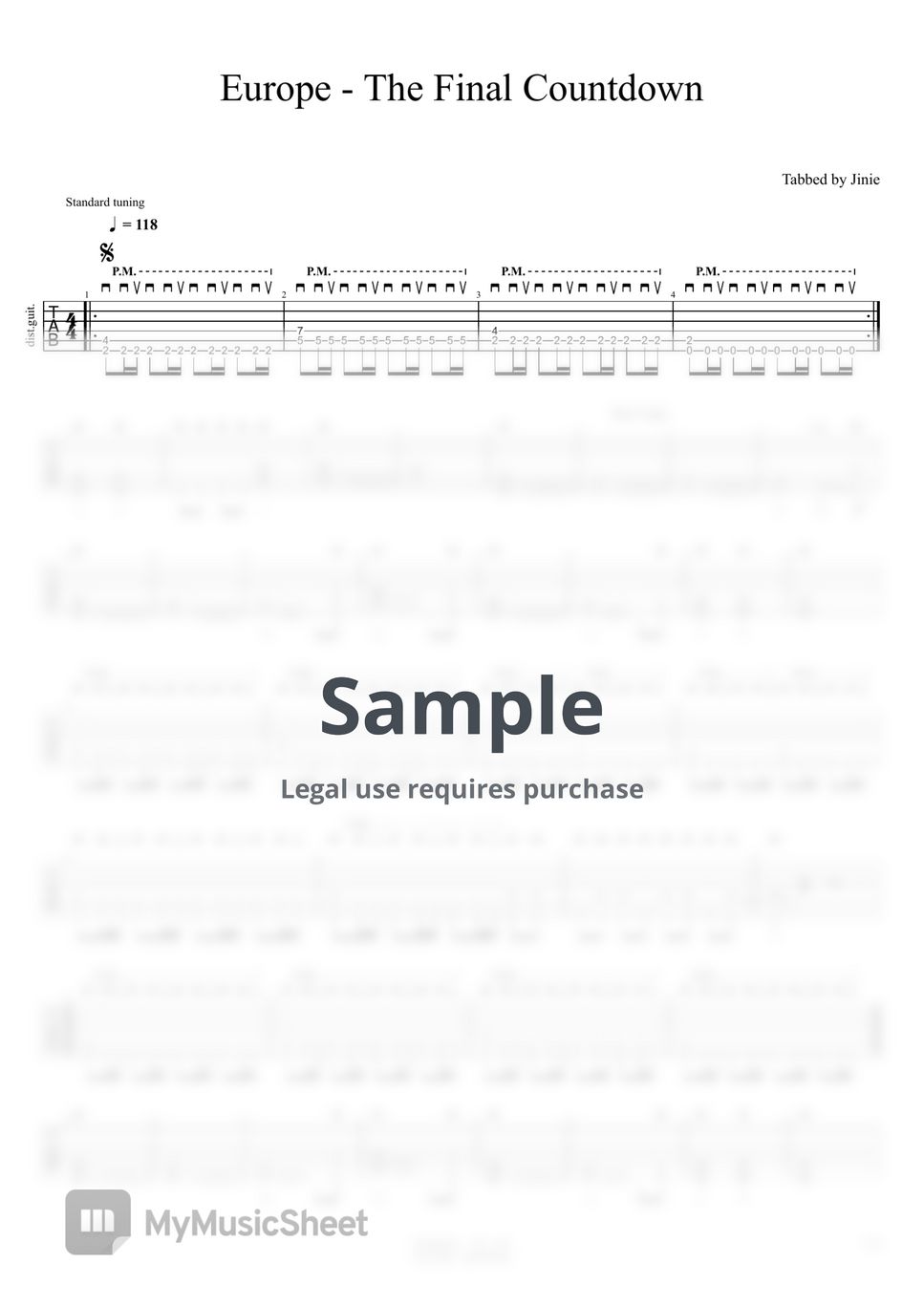 Europe - The Final Countdown Sheets by Jinie