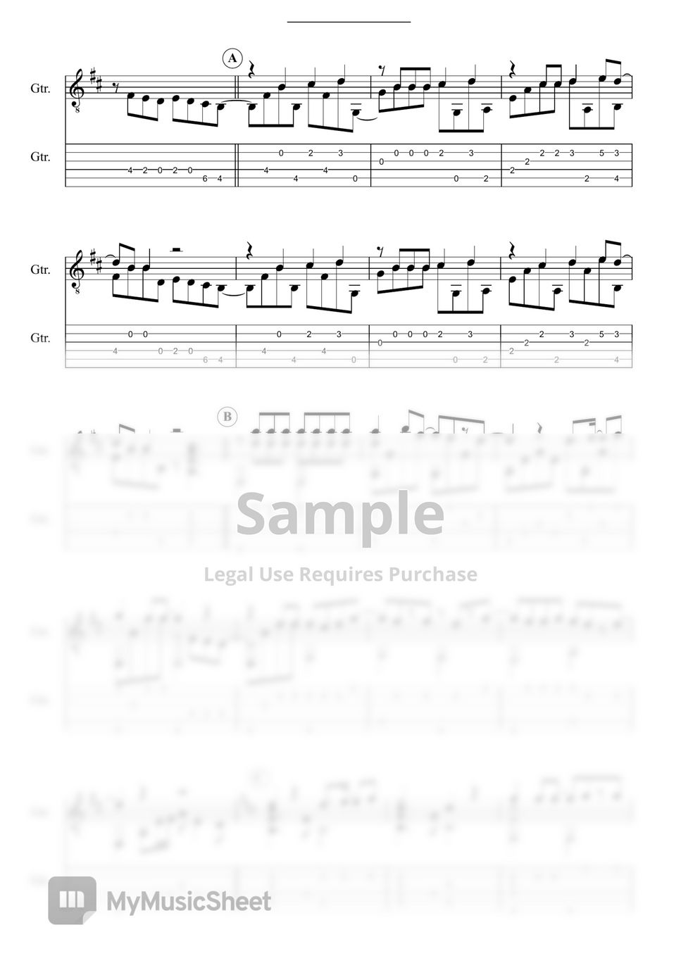 We were angel - DRAGON BALL Z - ED (Ángeles Fuimos) Partitura by Takajoe