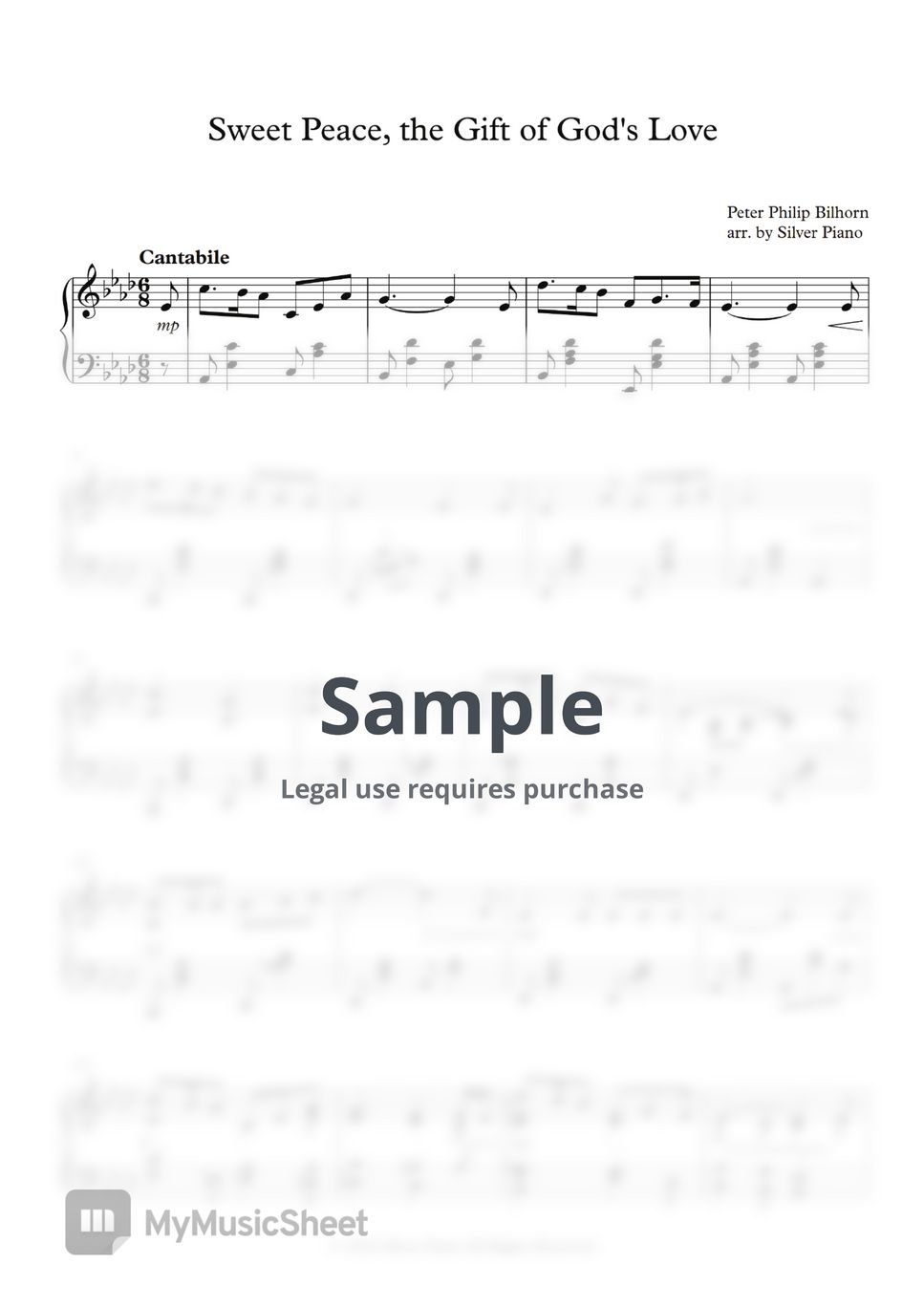 Peter Philip Bilhorn - 내 맘에 한 노래 있어 (Sweet Peace, the Gift of God's ...