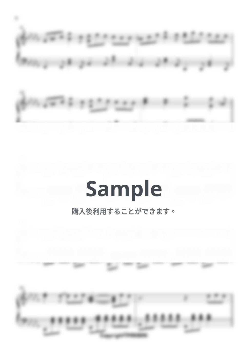 Sia - Snowman (Hard Ver.) 楽譜 by MINIBINI