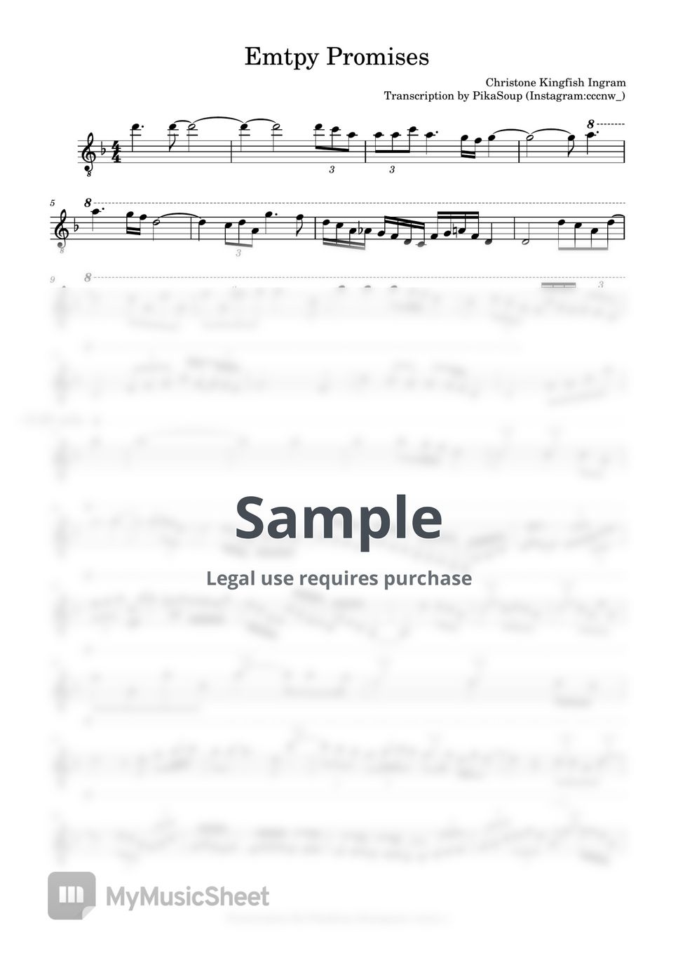 Christone Kingfish Ingram - Empty Promises (Guitar Solo / THIS IS NOT ...