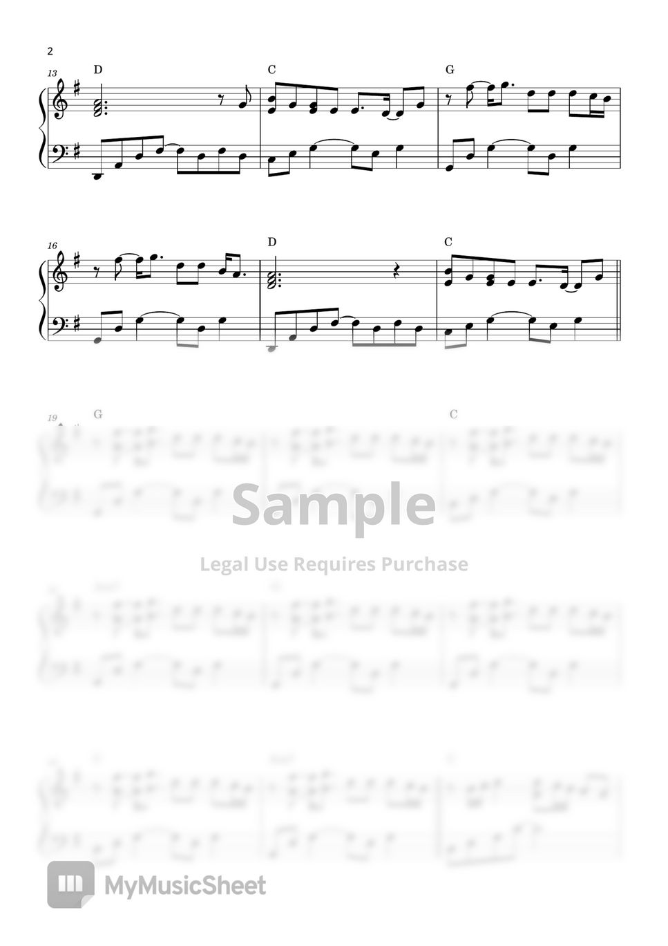 Lauv - Steal the show (Elemental OST) Sheet Music by POLYPiano