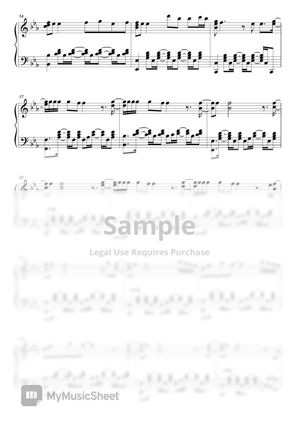 최신 유행 팝송 피아노 커버 모음 5곡 POP PIANO COLLECTION 5 SONGS Sheet Music by ...