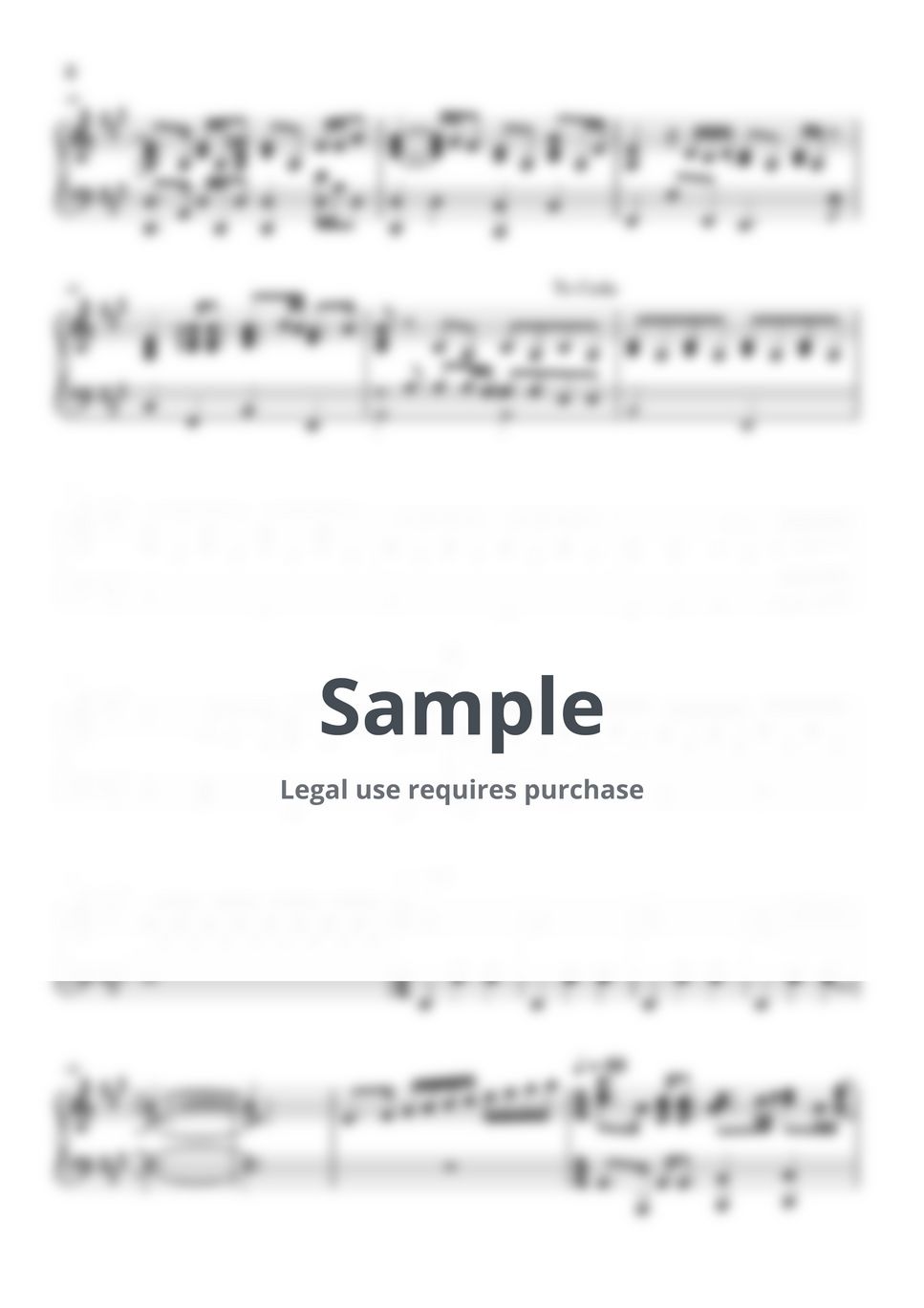 Coldplay - ALL MY LOVE Sheet Music by SolKeys