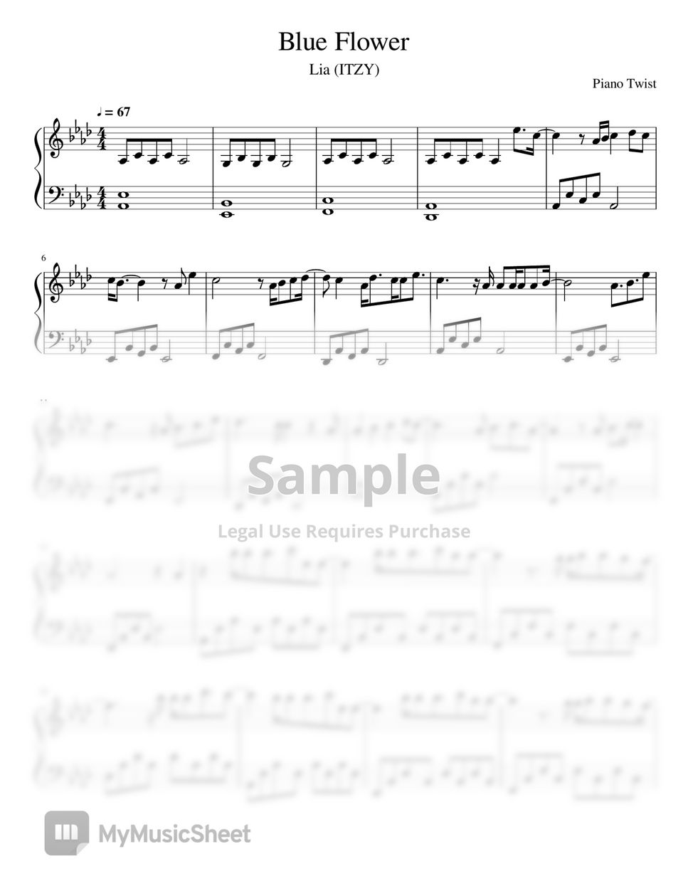 Lia (Itzy) - Blue Flower (Alchemy Of Souls 2 OST Part 1) Piano ...