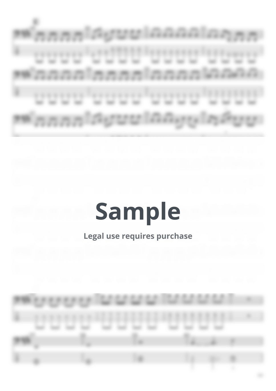 ねぐせ。/neguse - グッドな音楽を/Getusedtogoodmusic 타브+단선 악보 by たぶべー＠財布に優しいベース楽譜屋 ...