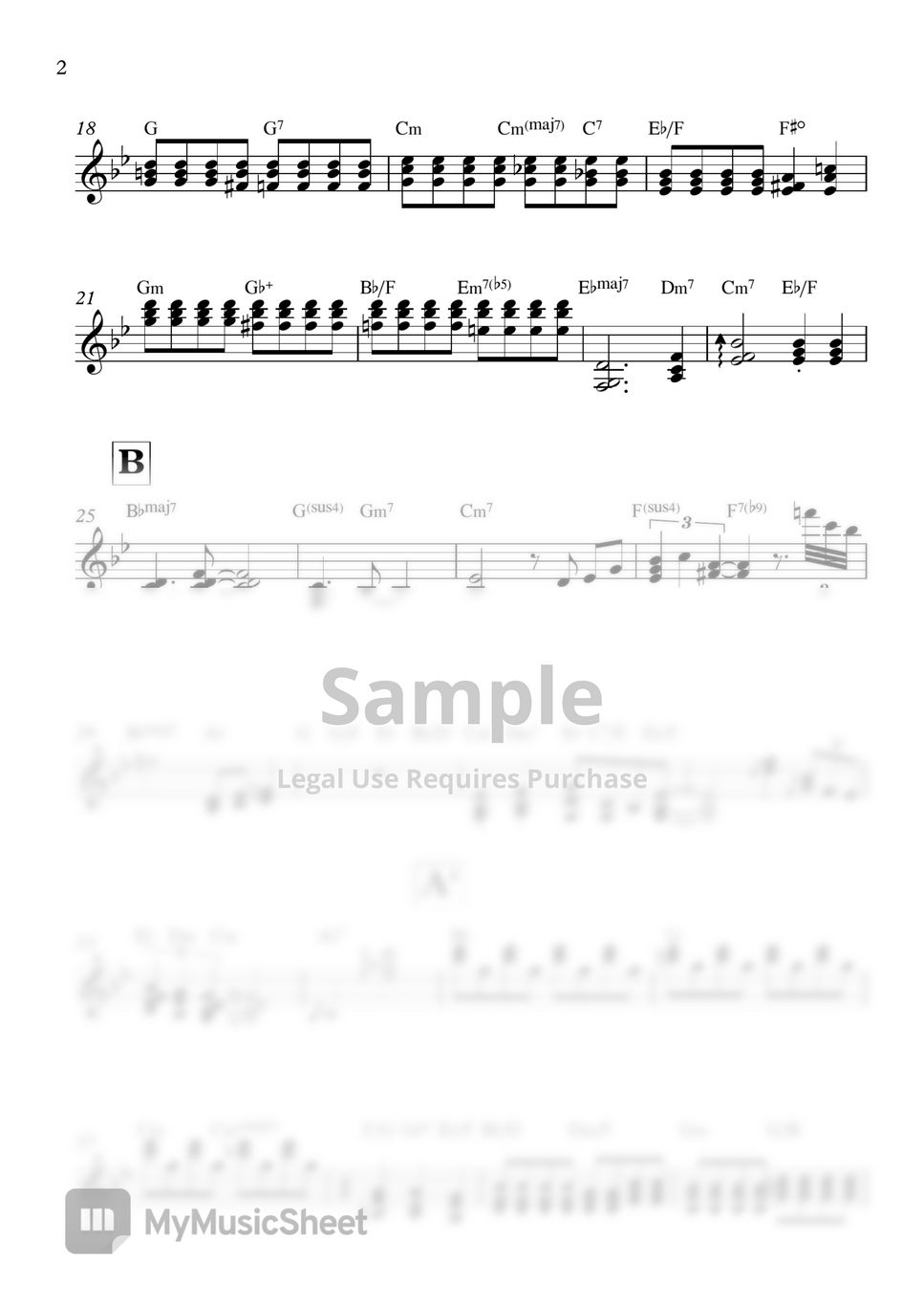 아이유 - Unlucky (chord) Sheet by rlathdud