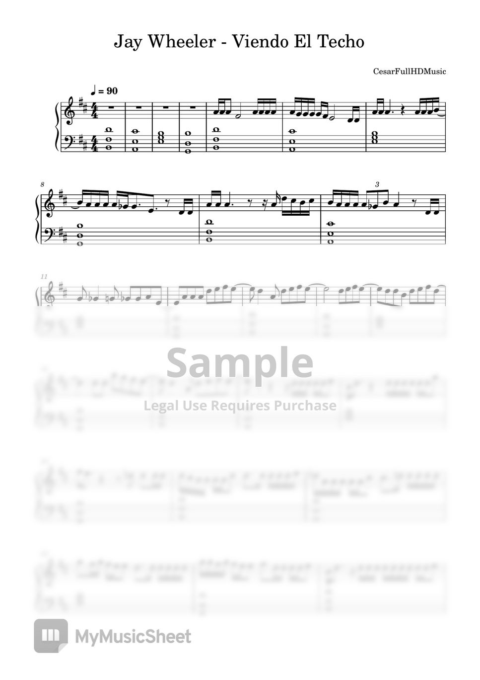 Jay Wheeler - Viendo El Techo Sheets