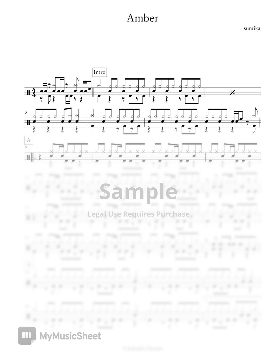 sumika - Amber Sheets by Arkadia Drums