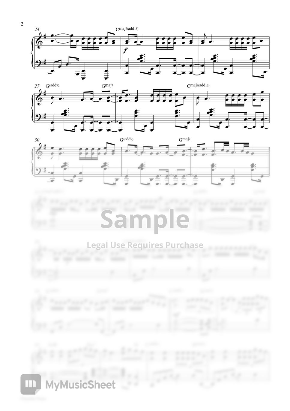 BTS - Take Two (Piano Sheet) Sheet Music by Pianella Piano