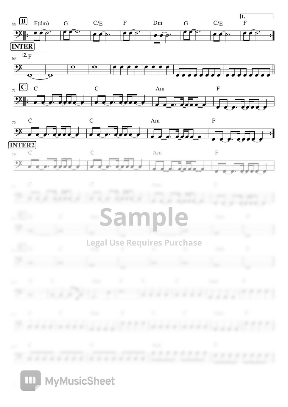 Bethel Worship(Jeremy Riddle) - Here For You (주님을 맞이하며) (Bass Copy ...