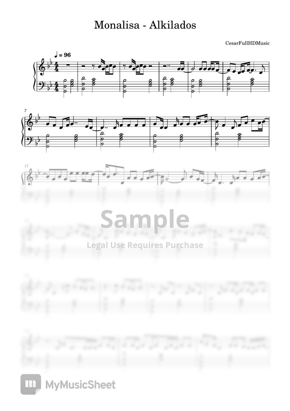 Alkilados - Monalisa Sheets