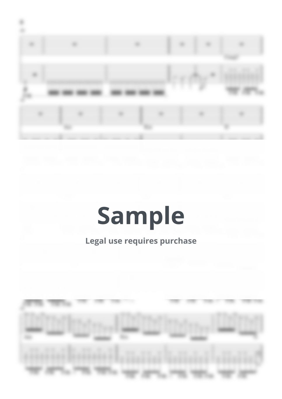 QWER - Overdrive Sheet Music by 땡시리