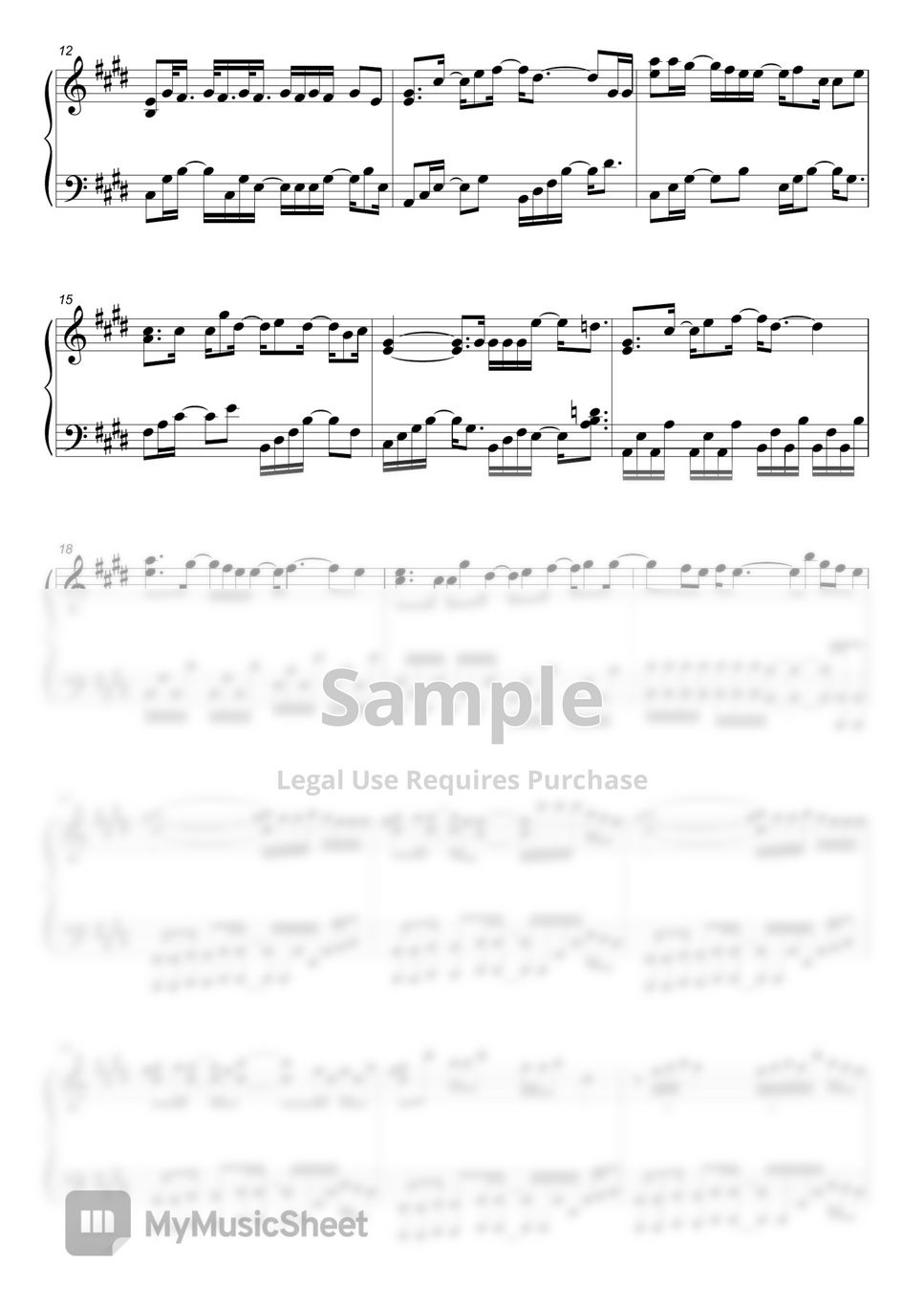 GOT7(갓세븐) - ECLIPSE [PIANO COVER] Sheet Music