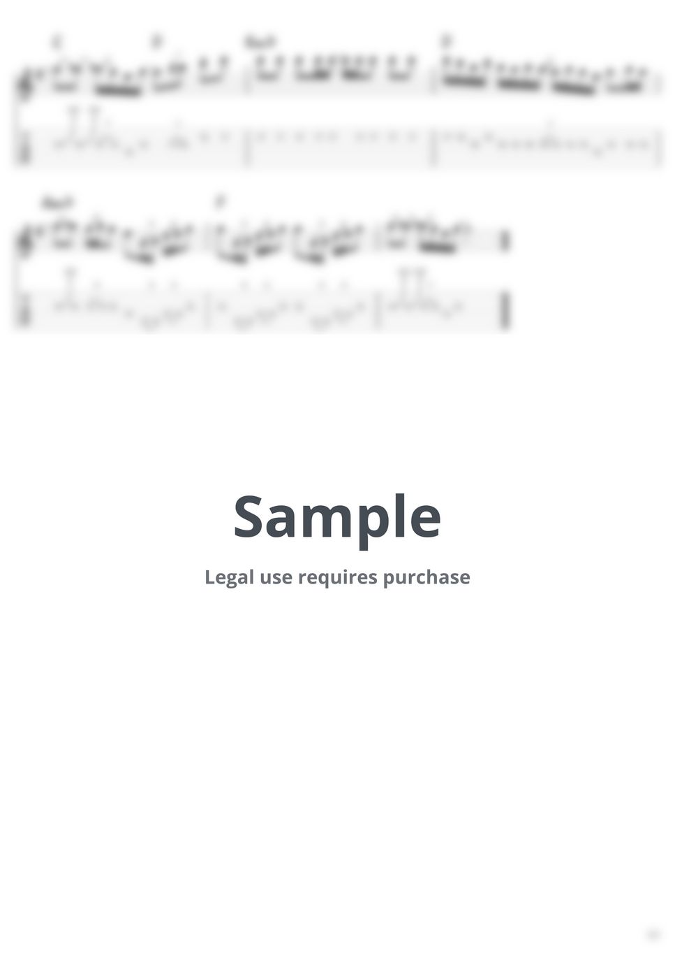 Oasis - Live Forever (Guitar Solo Tab) Sheets by Jackson Cheung